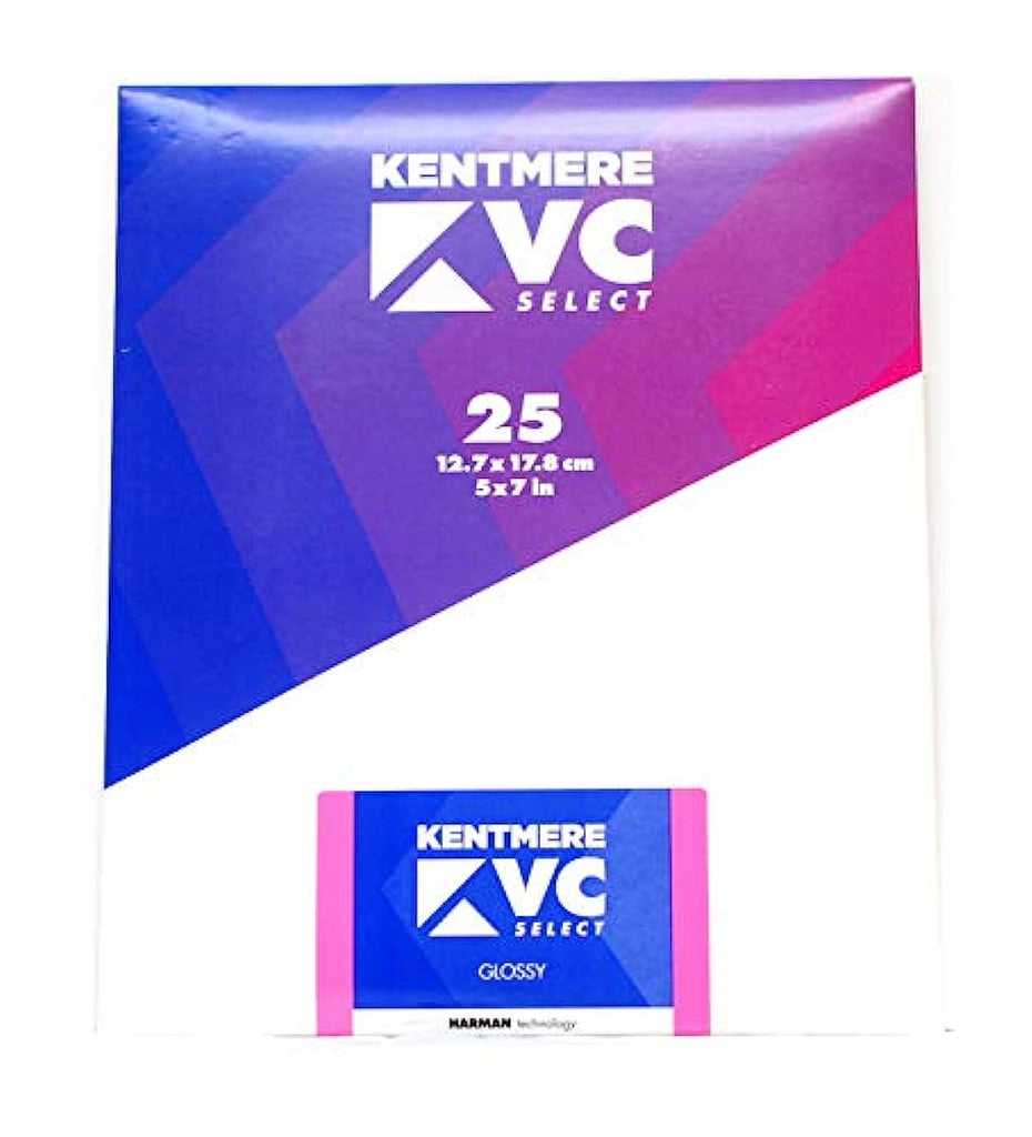 KENTMERE VC SELECT GLOSSY 5X7 25 SHEETS (12.7 x 17.8cm) – FILMFOLK