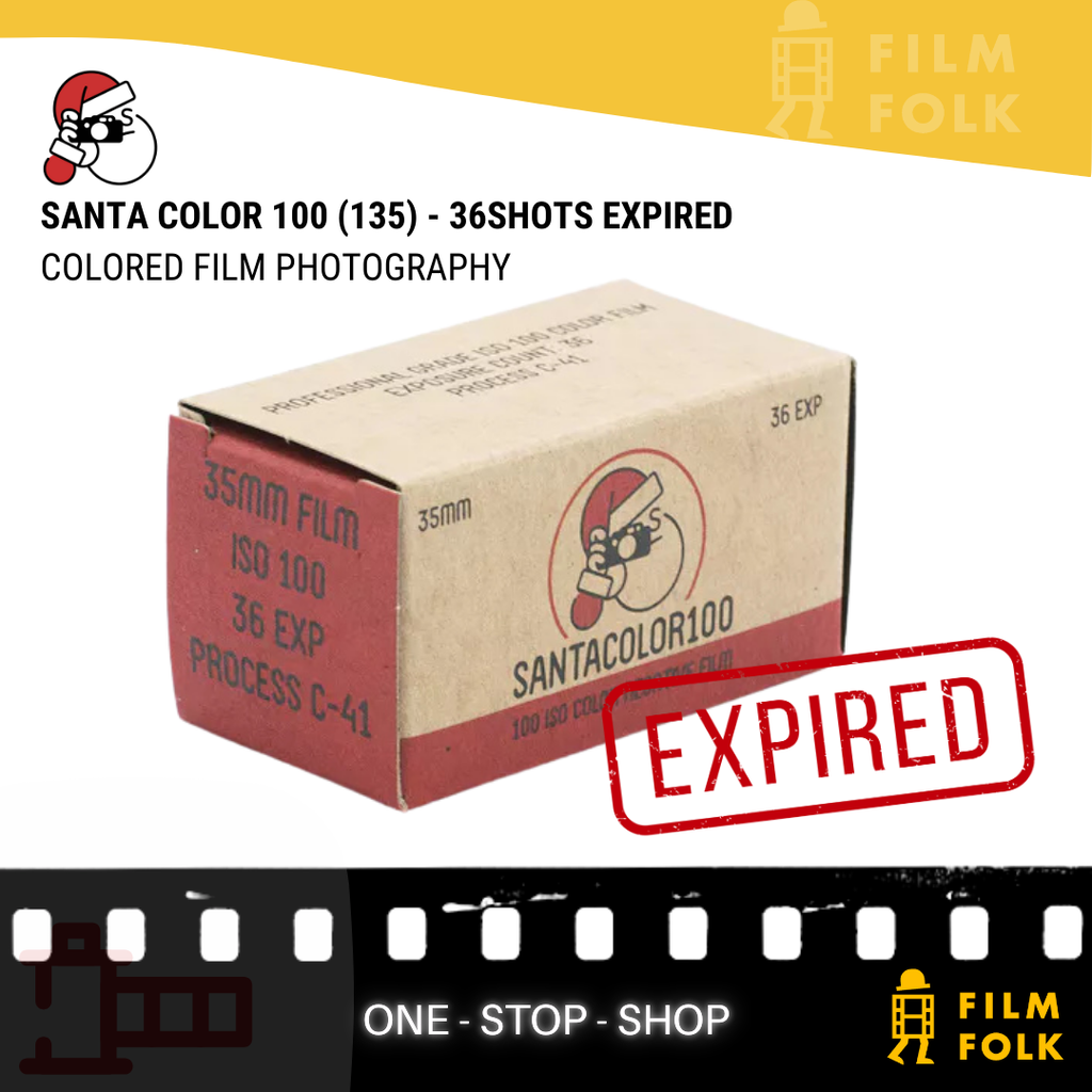 SANTA COLOR 100 FILM 135/35MM COLORED FILM (EXPIRED) – FILMFOLK